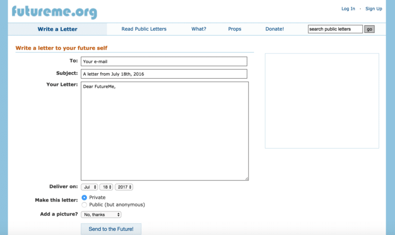 FutureMe.org: Write a Letter to Your Future Self - Dr. Catlin Tucker