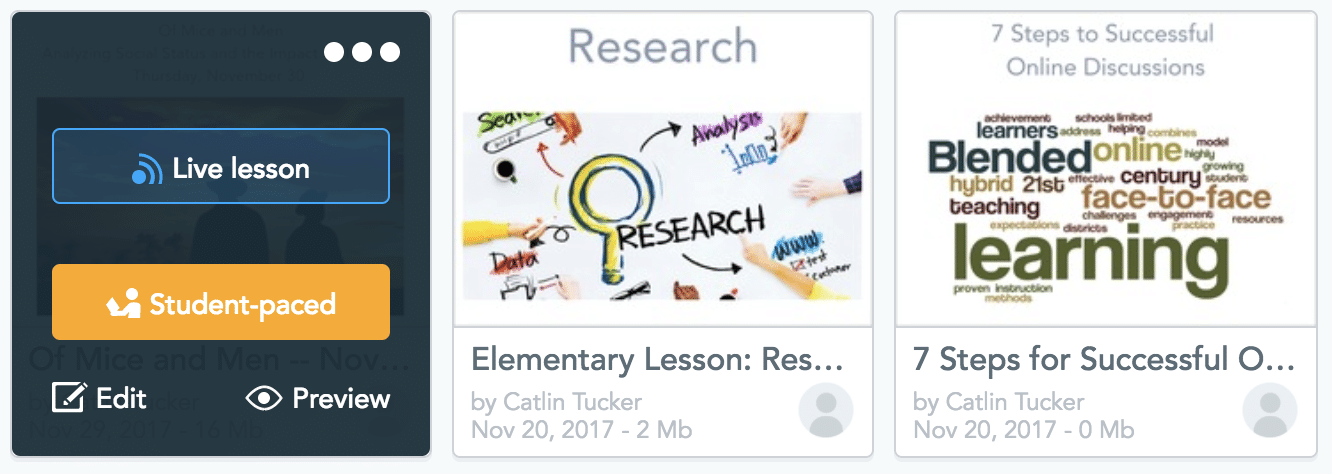 Self-Paced Lessons with Nearpod - Dr. Catlin Tucker