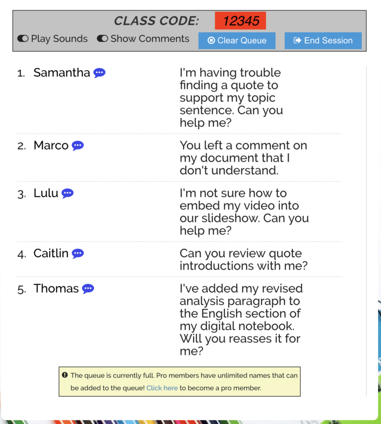 ClassroomQ: Streamline Questions & Provide Personalized Support - Dr ...