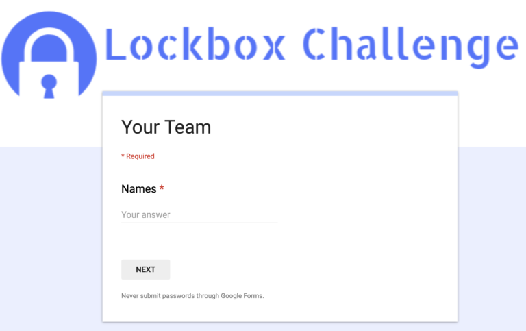 Lockbox Challenges with Google Forms - Dr. Catlin Tucker