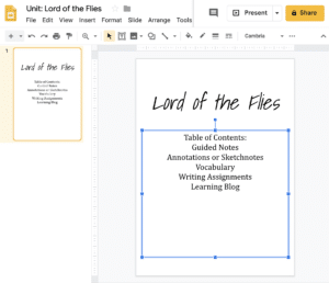 Creating Digital Notebooks with Google Slides - Dr. Catlin Tucker