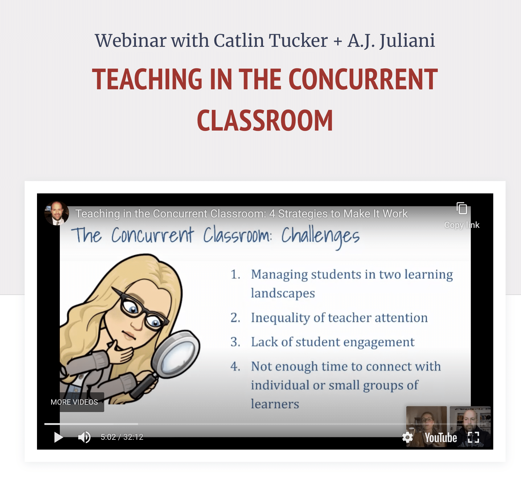 Teaching In The Concurrent Classroom Four Strategies To Make It Work Dr Catlin Tucker