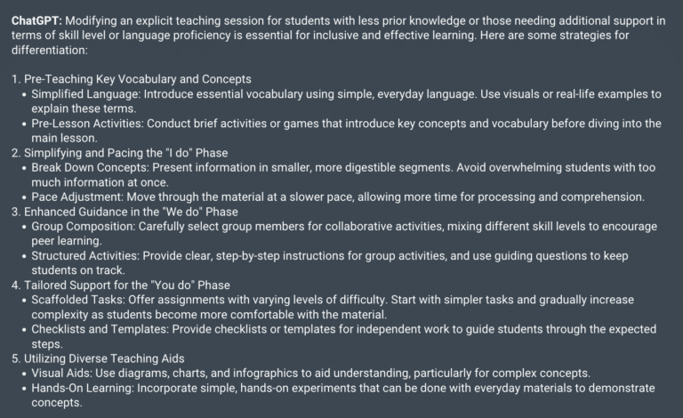 Part II: Maximize the Impact of Explicit Teaching with Blended Learning ...