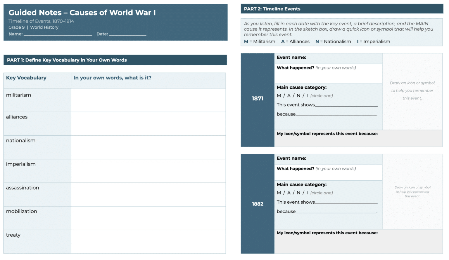 Are Your Guided Notes Supporting or Stifling Learning? Designing Notes ...
