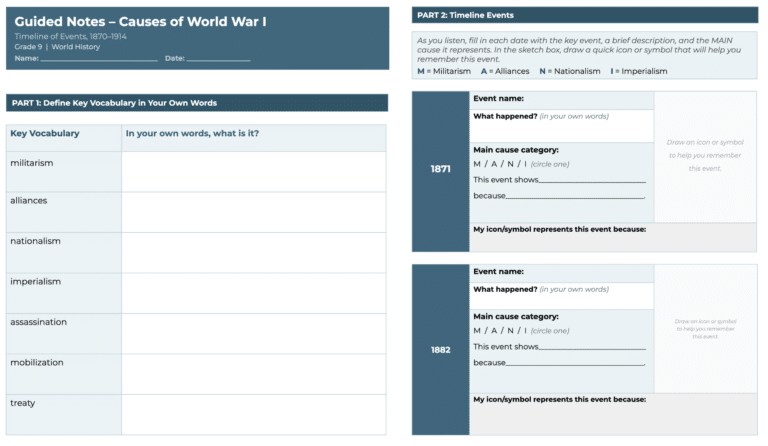 Are Your Guided Notes Supporting or Stifling Learning? Designing Notes ...
